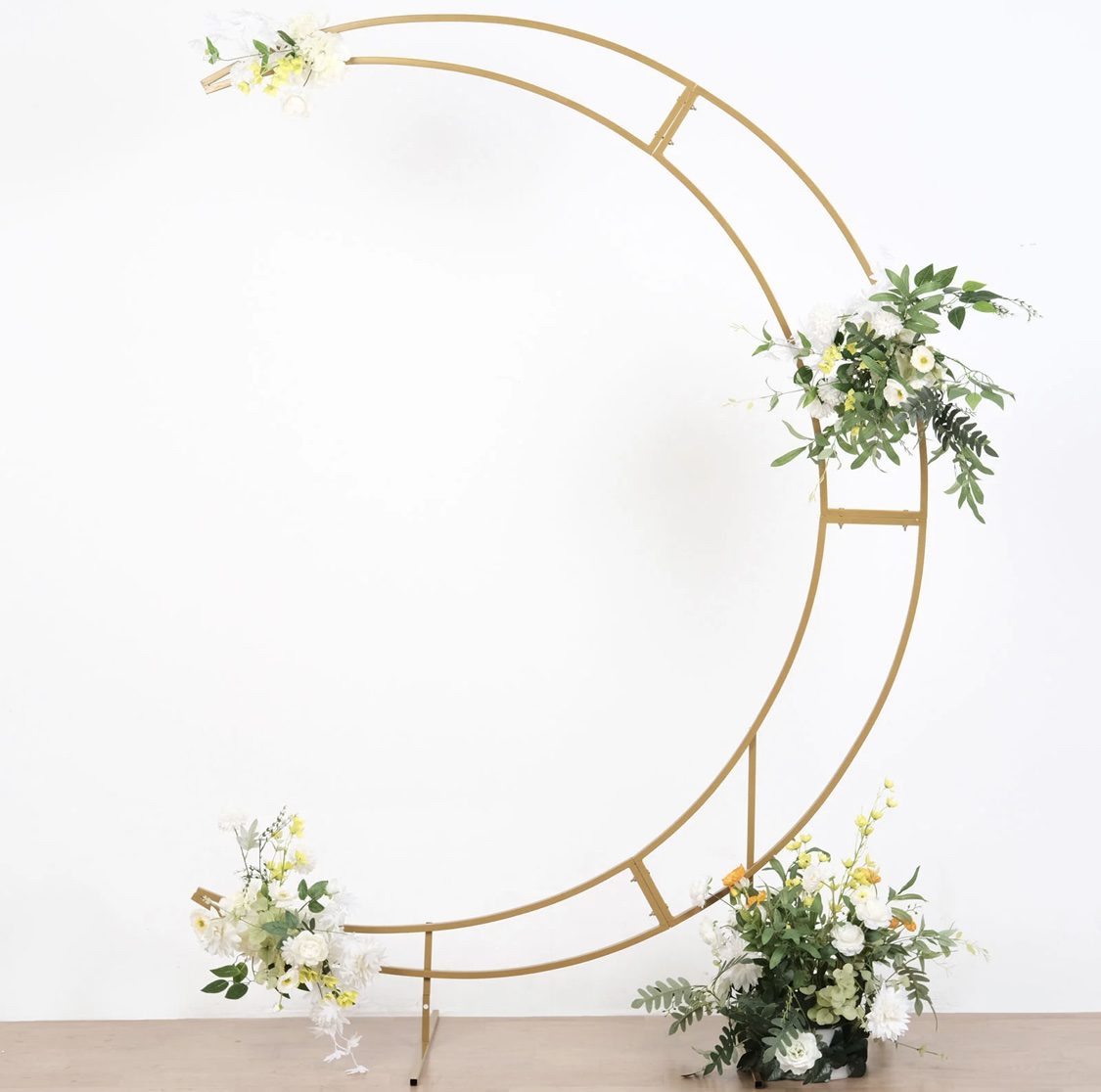 Crescent Moon Arch Rental - Easy Breezy Bash Co Event Rentals