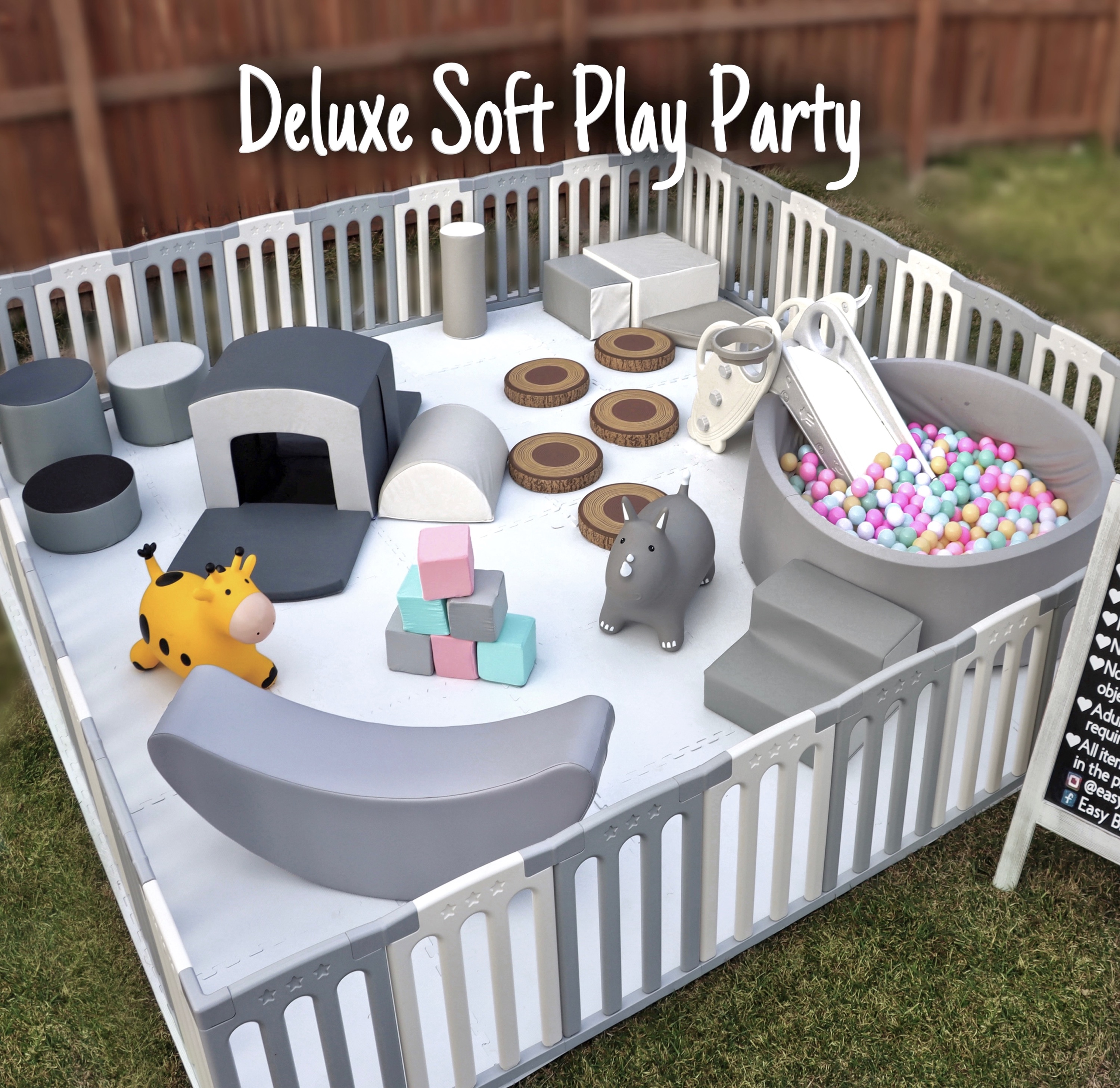 Deluxe Soft Play Party Rental - Easy Breezy Bash Co Event Rentals