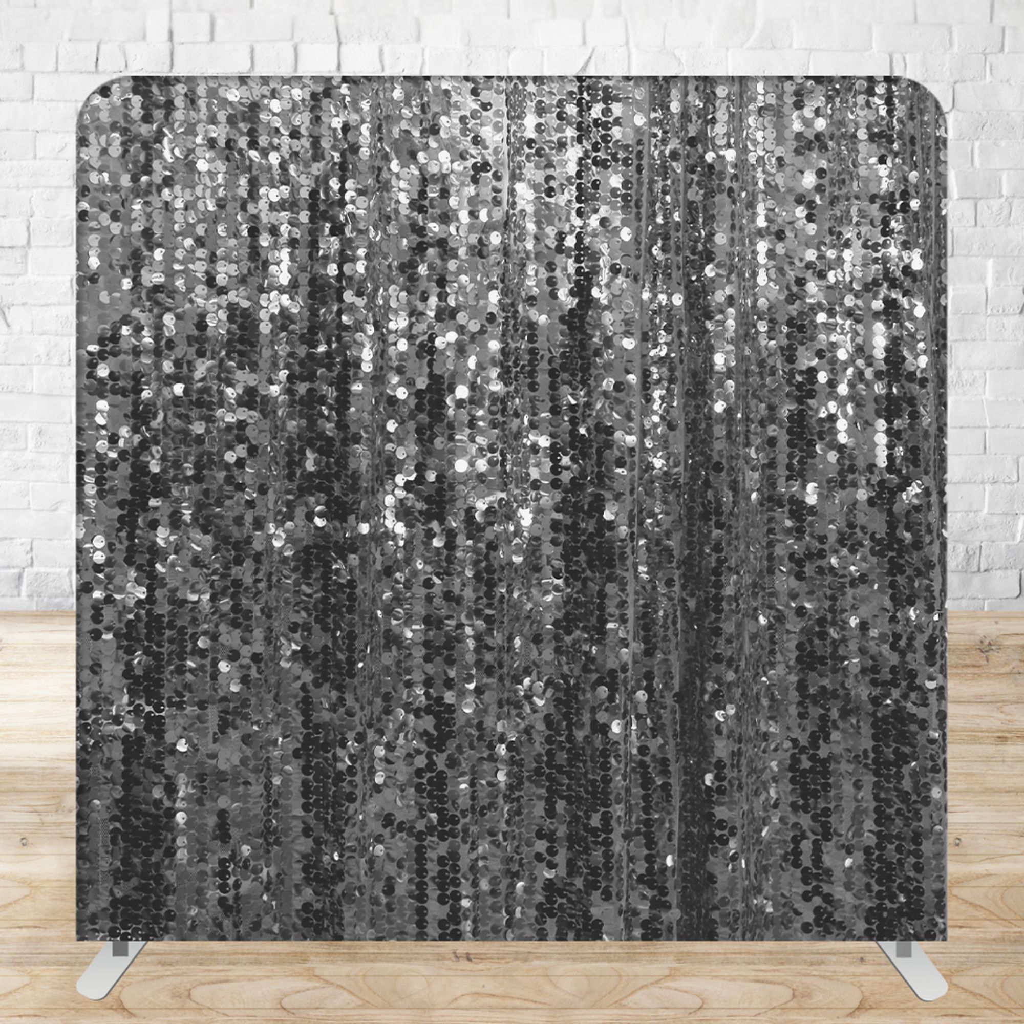 Black Shimmer Backdrop Rental | Easy Breezy Bash Co.