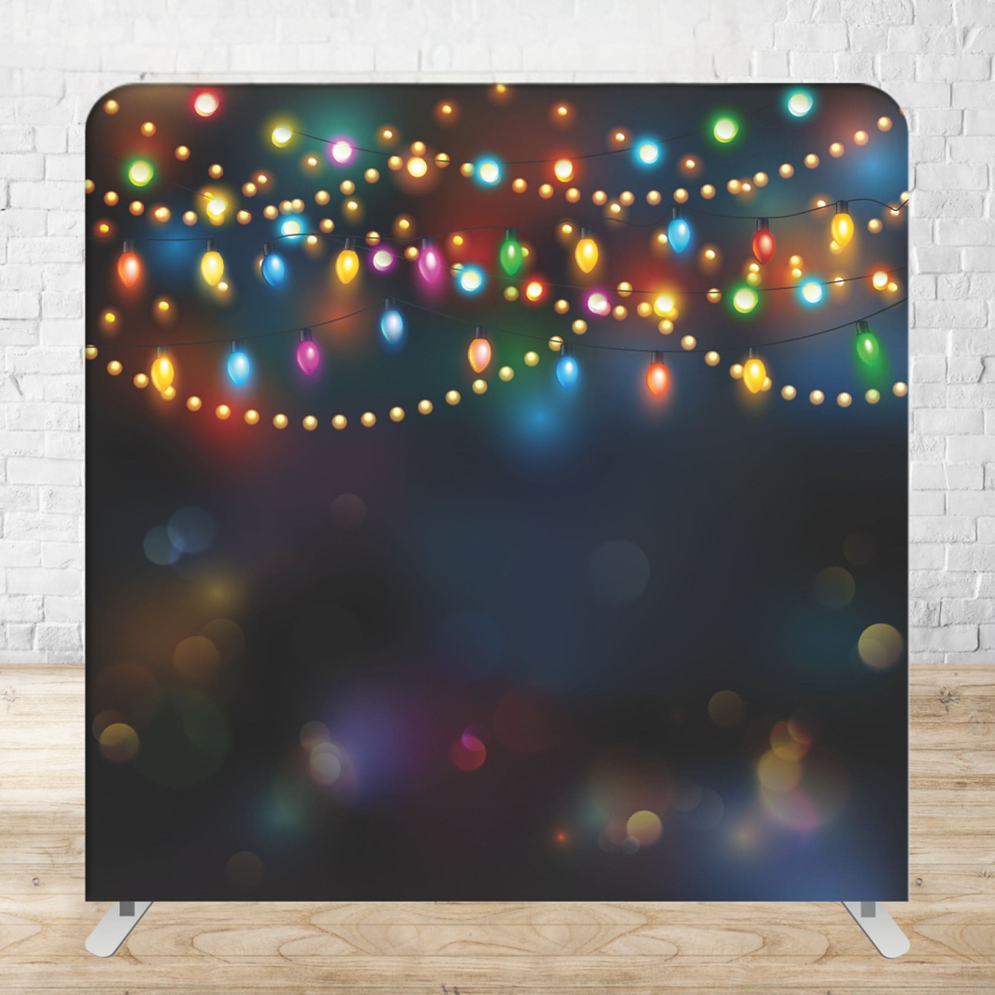 Christmas Holiday Light Backdrop Rental | Easy Breezy Bash Co.