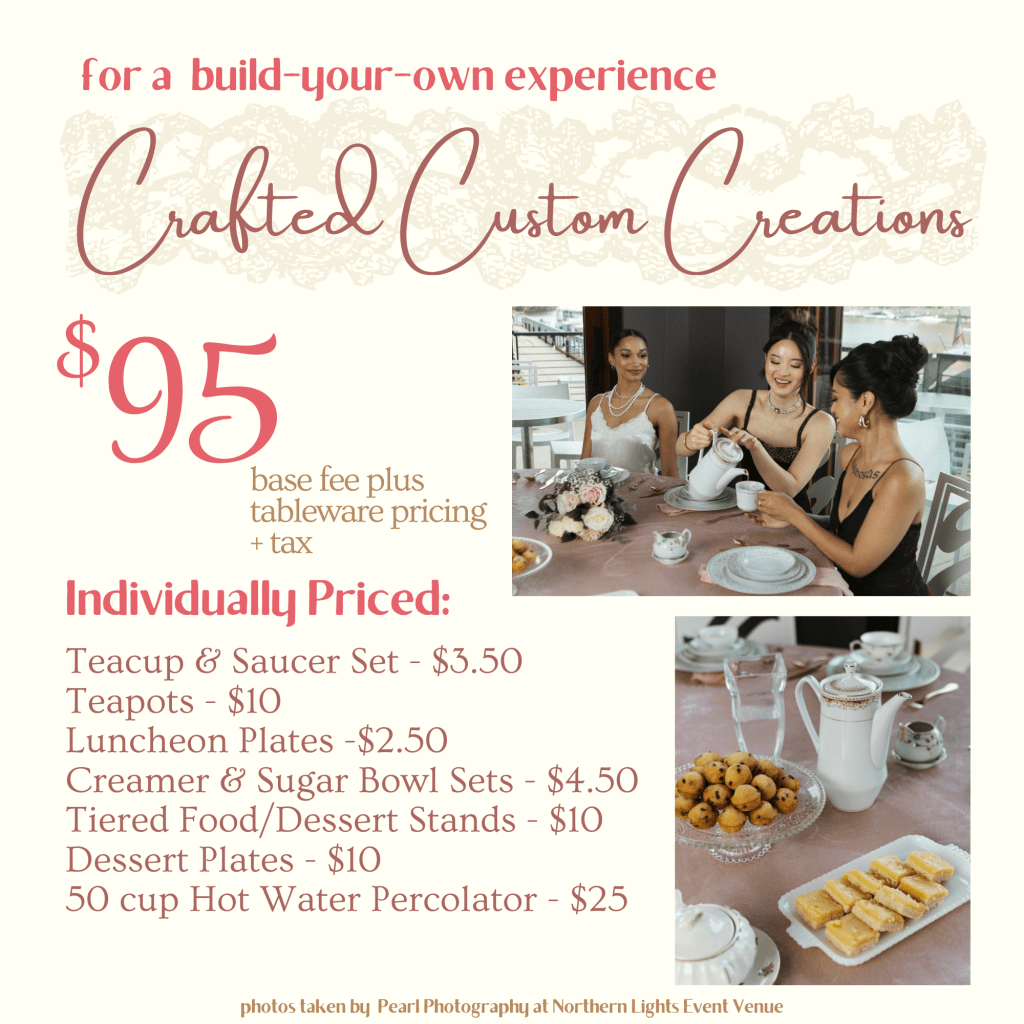 Luxury Tea Party Rentals - Easy Breezy Bash Co Event Rentals